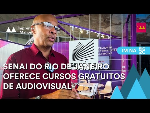IM na Rio2c: SENAI do Rio de Janeiro oferece cursos gratuitos de audiovisual
