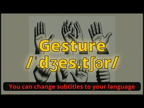Gesture meaning with 5 examples