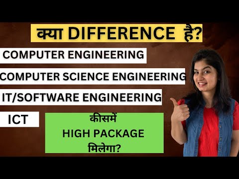 Difference between computer engineering/IT/ICT / Computer science | Software engineering