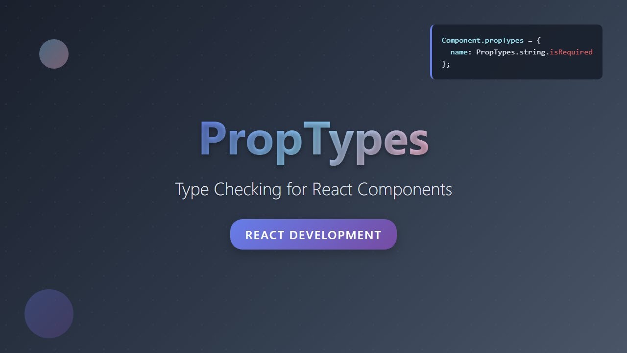 React PropTypes: Type Checking for Robust Components 💪
