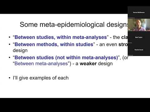 Meta-Epidemiology Methods Training