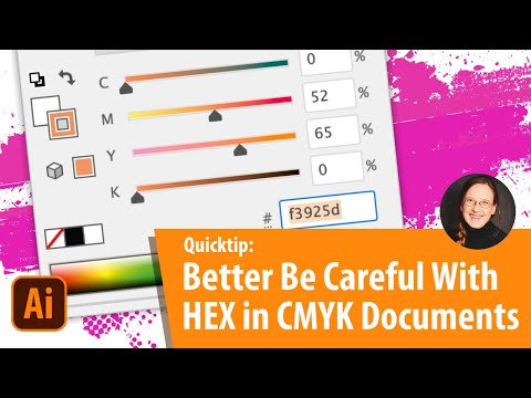 PSA: Caution With Copying The HEX Code In CMYK Color Mode in Illustrator