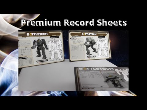 Battletech Premium Record Sheets
