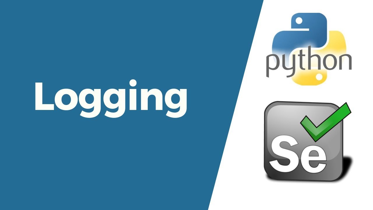 Selenium with Python Tutorial 29-Logging | Generate log file