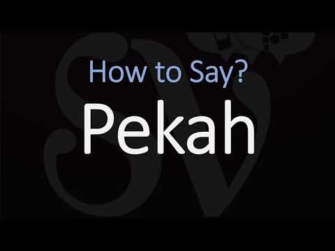 How to Pronounce Pekah? (CORRECTLY)