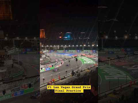 Final practice laps at F1 Las Vegas