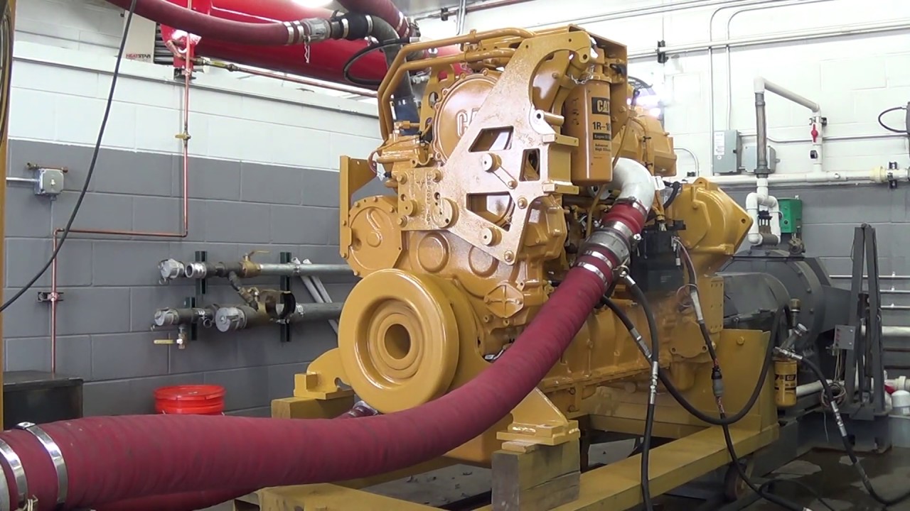 Dyno Test of CAT C18 D9T Engine Remanufactured by INDRebuild