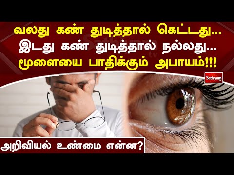 வலது கண் துடித்தால் கெட்டது - இடது கண் துடித்தால் நல்லது மூளையை பாதிக்கும் அபாயம்!! | Web Special