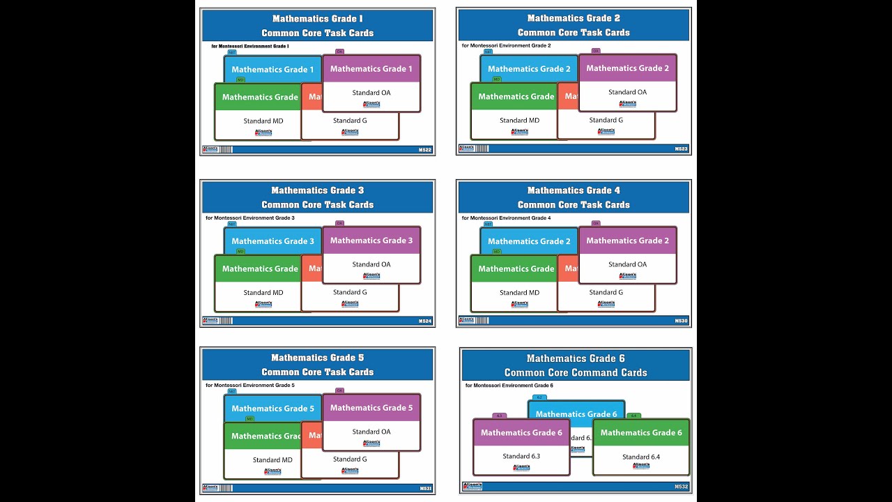 Common Core Math Task Cards