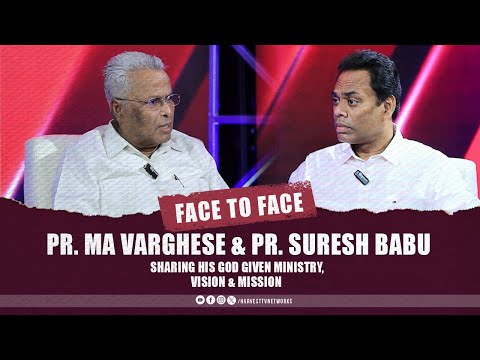 FACE TO FACE | Interview With Pr. MA Varghese & Pr. Suresh Babu | Harvest TV