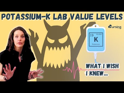 Potassium-K Lab Value Levels- What I Wish I Knew... (plus Free Download)