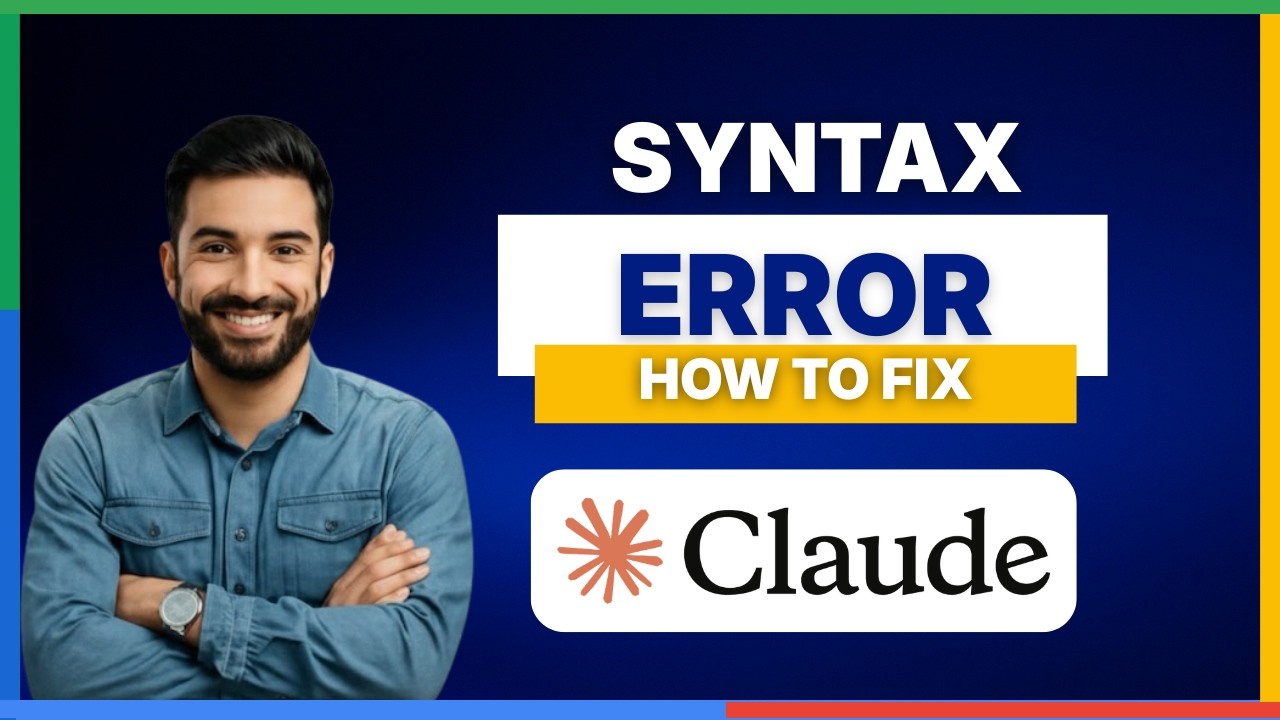 How to fix Claude Code syntax error[FULL GUIDE]
