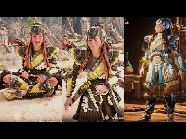 All armor sets and dyes in Horizon Forbidden West: Burning Shores
