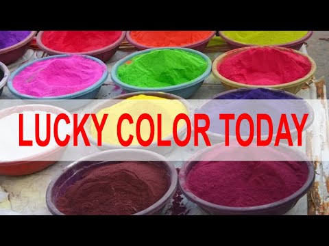LUCKY COLOR TODAY - Lucky Color of the Day Today’s Colour Why to use aspecific color on specific day