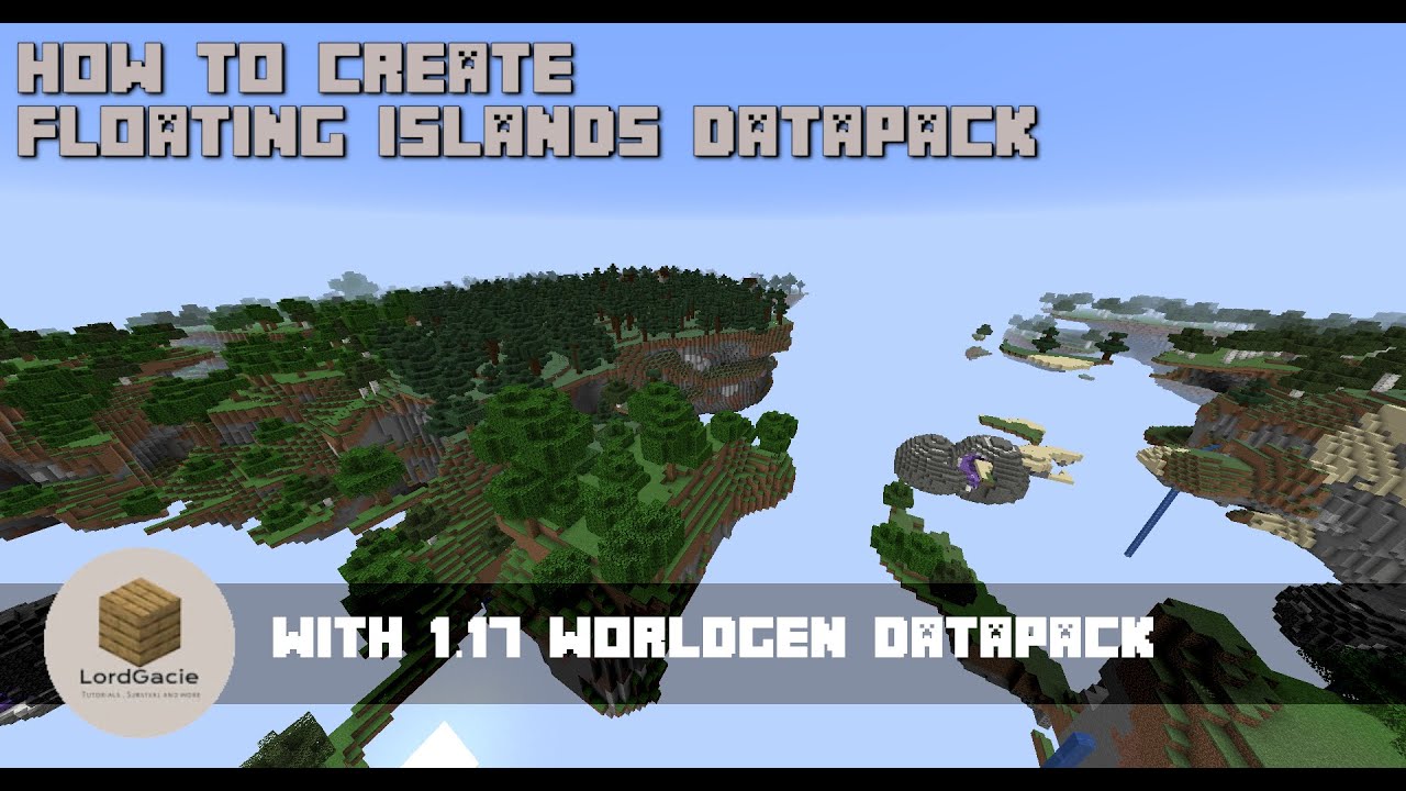 How To Make Floating islands datapack with every biome | Minecraft