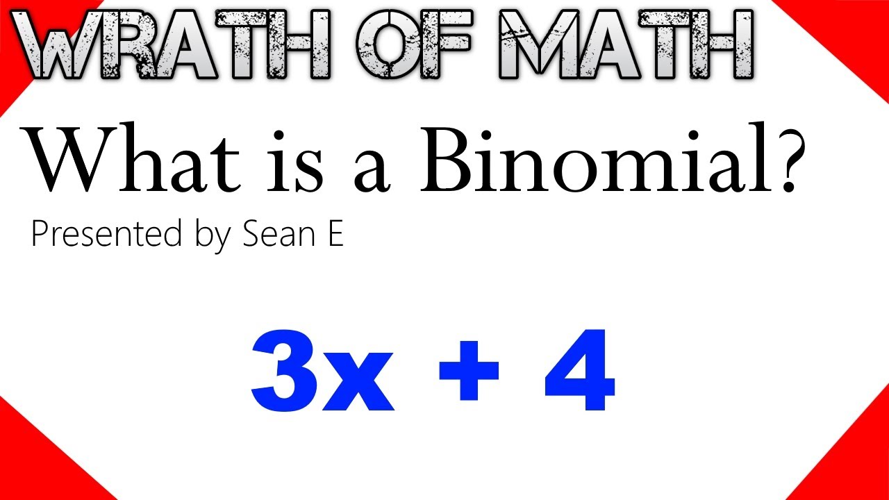 What is a Binomial? (Types of Polynomials)
