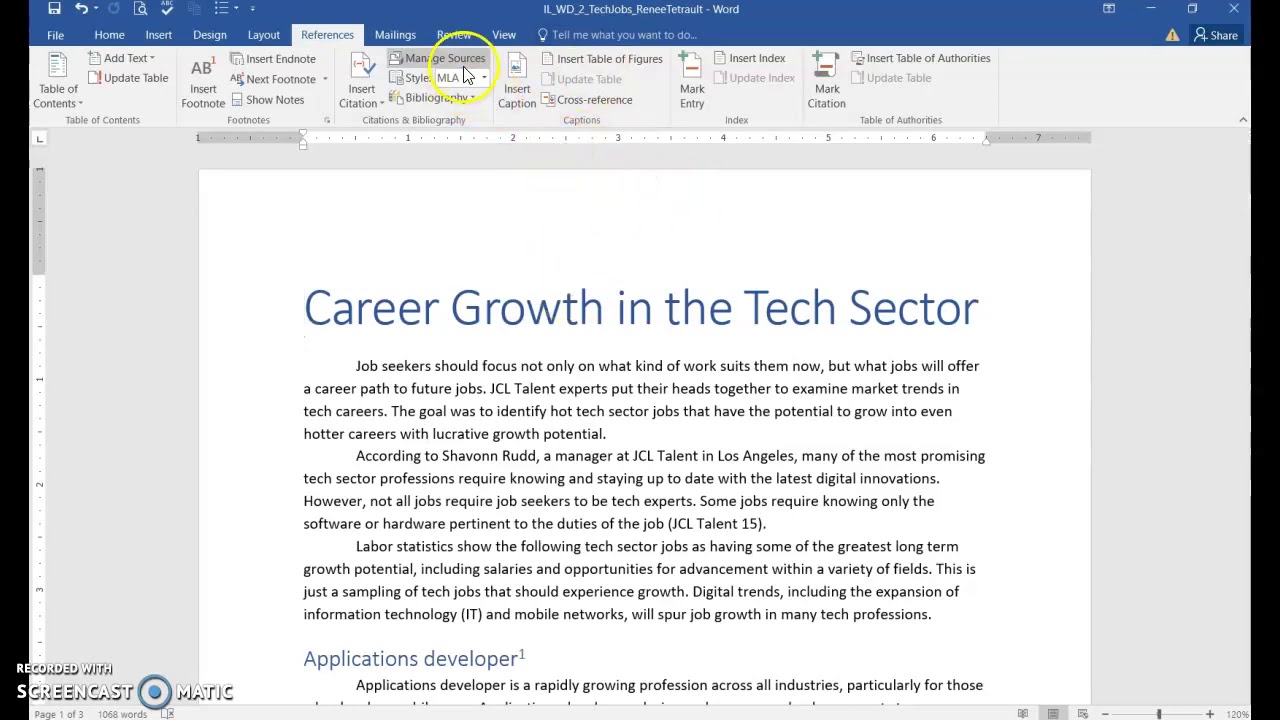 Word Module 2 TechJobs Part 3