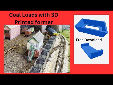 N gauge coal Load former by Pdev23 - Thingiverse