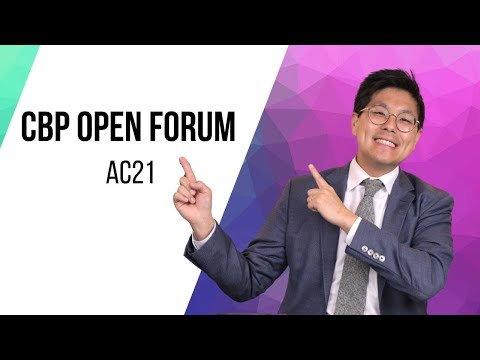 U.S. Customs and Border Protection (CBP) Open Forum: 2021 AILA Conference Day 2