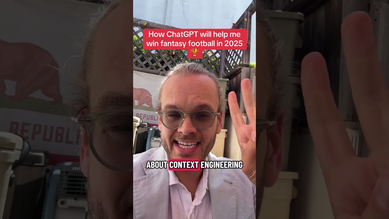 How I’m using ChatGPT to win Fantasy Football leagues