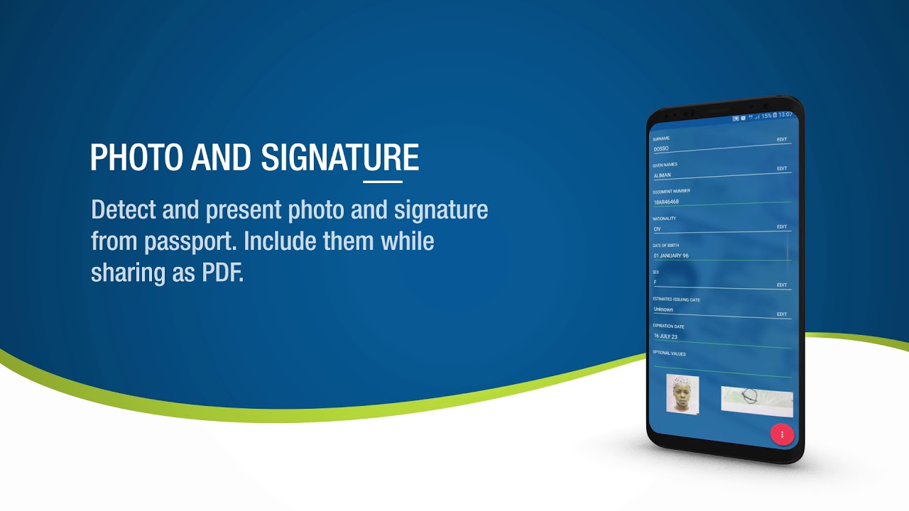 MRZ Scanner Android App Features