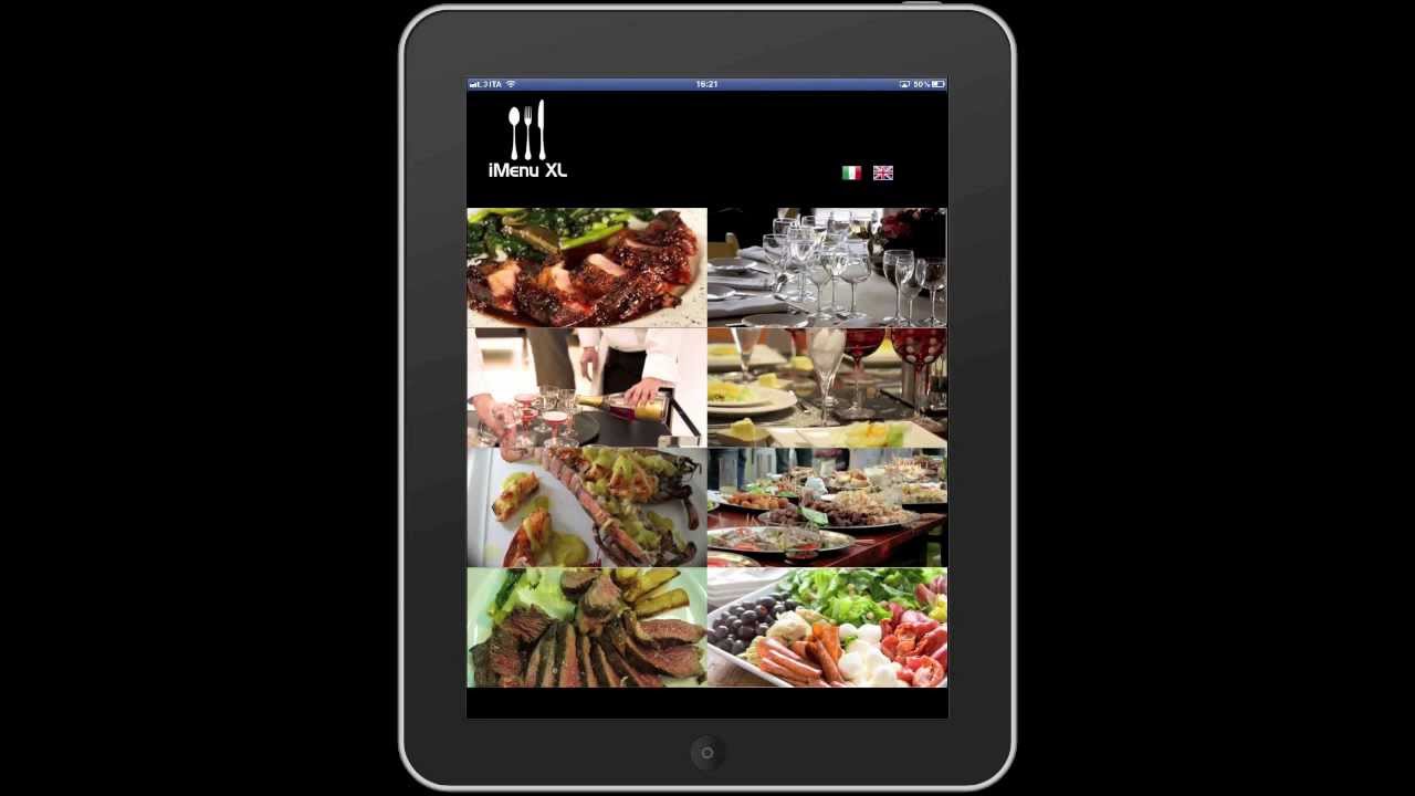 iMenuXL, the iPad menu for restaurants