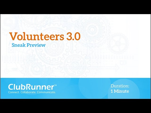 Volunteers | ClubRunner