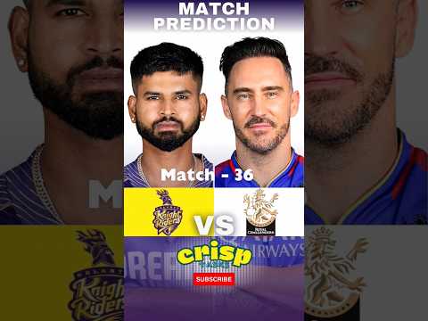 IPL match prediction | who will win today's match #shorts #viral #rcbvskkr #kkrvsrcb #cricket #kohli