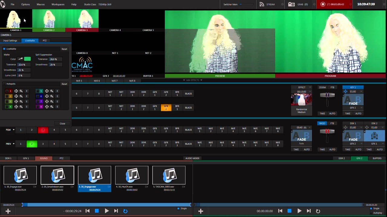 Video Tutorial - Using the TriCaster for Keying and Virtual Sets