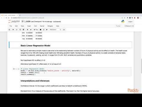 Learn Fundamentals of Statistics Visualization in Python Linear Regression Big Picture ...