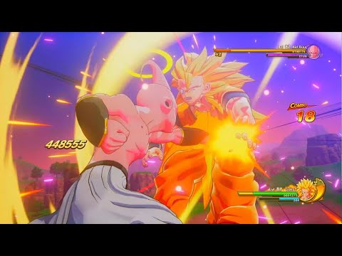 Goku Vs Kid Buu Dragon Ball Z Kakarot Gameplay
