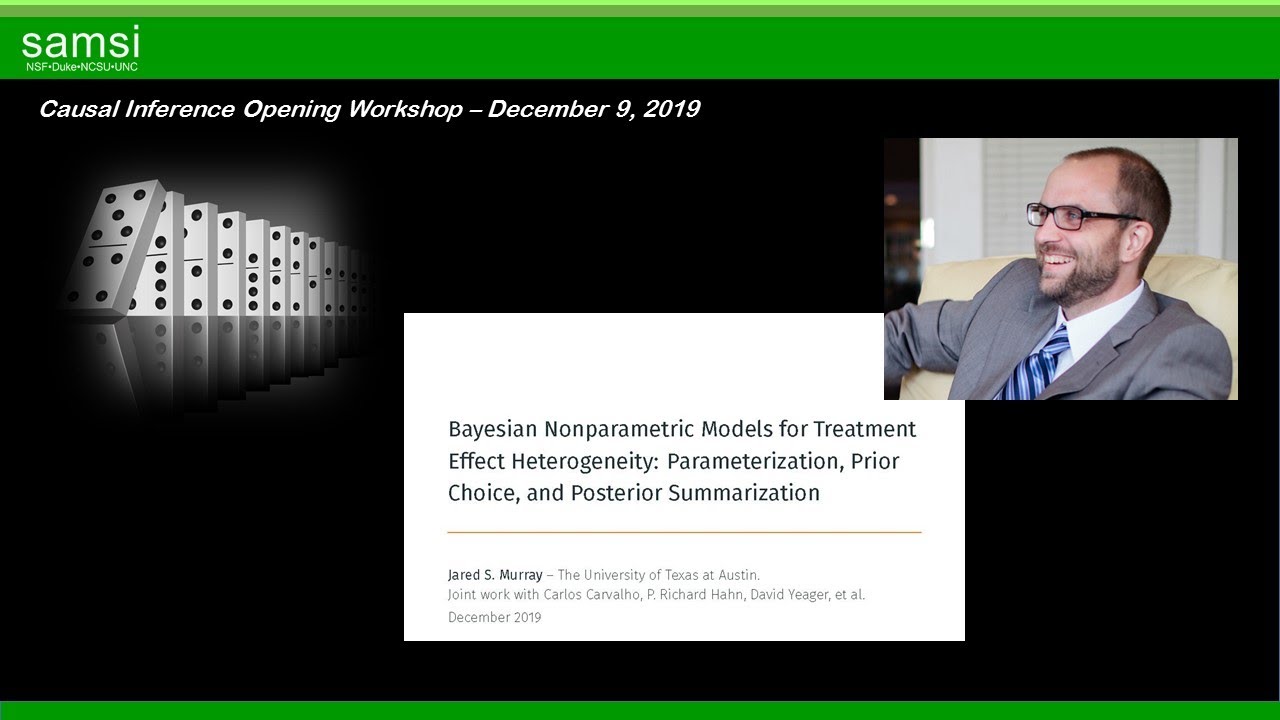 9 December 2019,  Causal Inference OW: Bayesian Nonparametric Models for Treatment Effect Hetero...