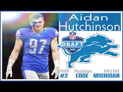 Detroit Lions select Michigan Edge Aidan Hutchinson (2nd Overall)