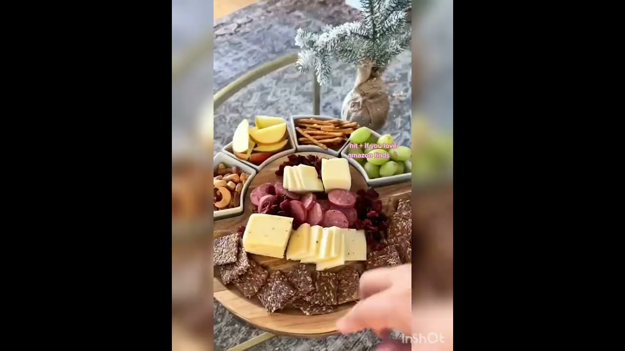 Cheese Board Set - Charcuterie Board Set and Cheese Serving Platter.