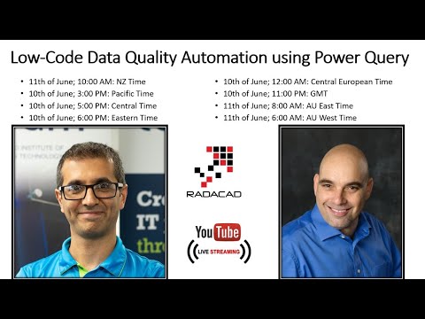 Low-Code Data Quality Automation using Power Query - with Gil Raviv