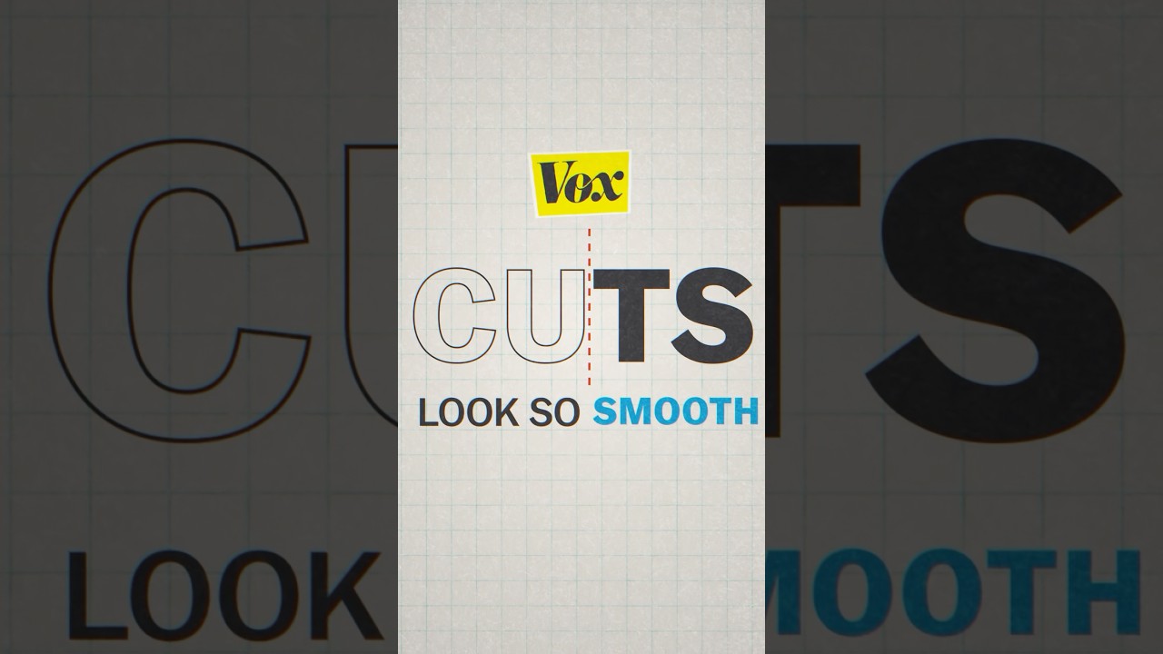 How does Vox make their cuts look so smooth? #vox #motiongraphics #aftereffects #animation