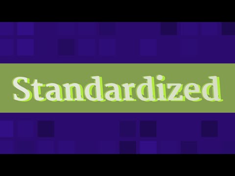 STANDARDIZED pronunciation • How to pronounce STANDARDIZED
