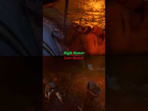Low honor Arthur Hidden death vs high honor