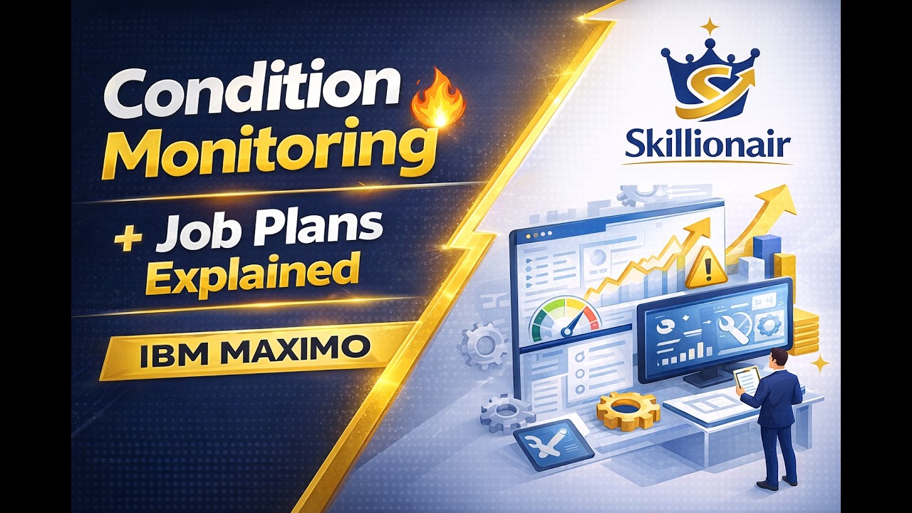 Master Condition Monitoring & Job Plans in IBM Maximo | Real-Time Use Cases | MAS