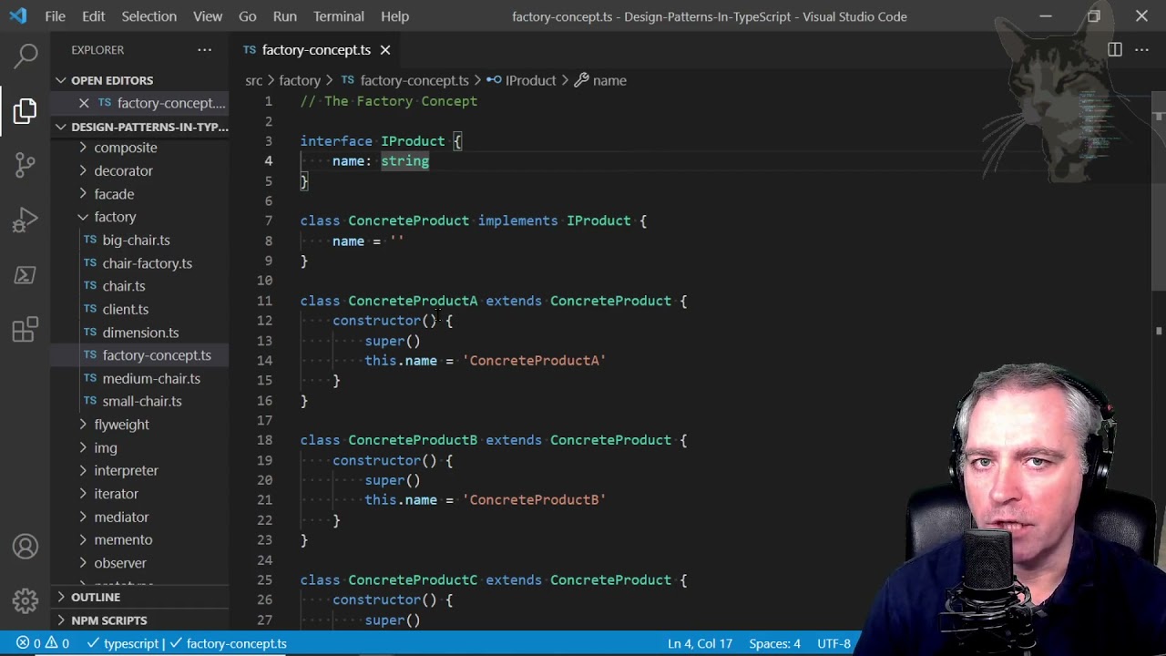Factory Pattern :  Design Patterns in TypeScript