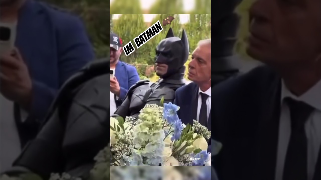 Batman In Wedding 🤣 #batman #trending #funny #wedding #family #fyp #wow