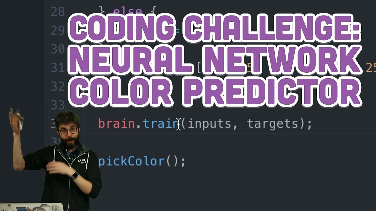 Coding Challenge #99: Neural Network Color Predictor