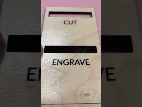 The Glowforge Aura settings explained! Cut versus engrave versus score.