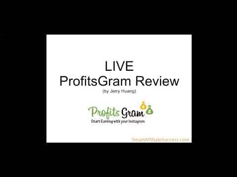 LIVE ProfitsGram Review: How To Make Money on Instagram?