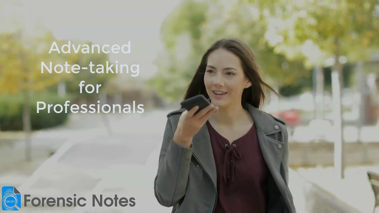 How to create and keep better notes using Forensic Notes! Built for note-taking Professionals.
