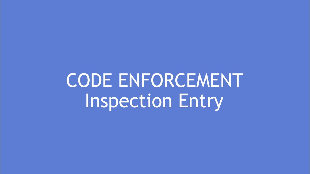 Code Enforcement Software