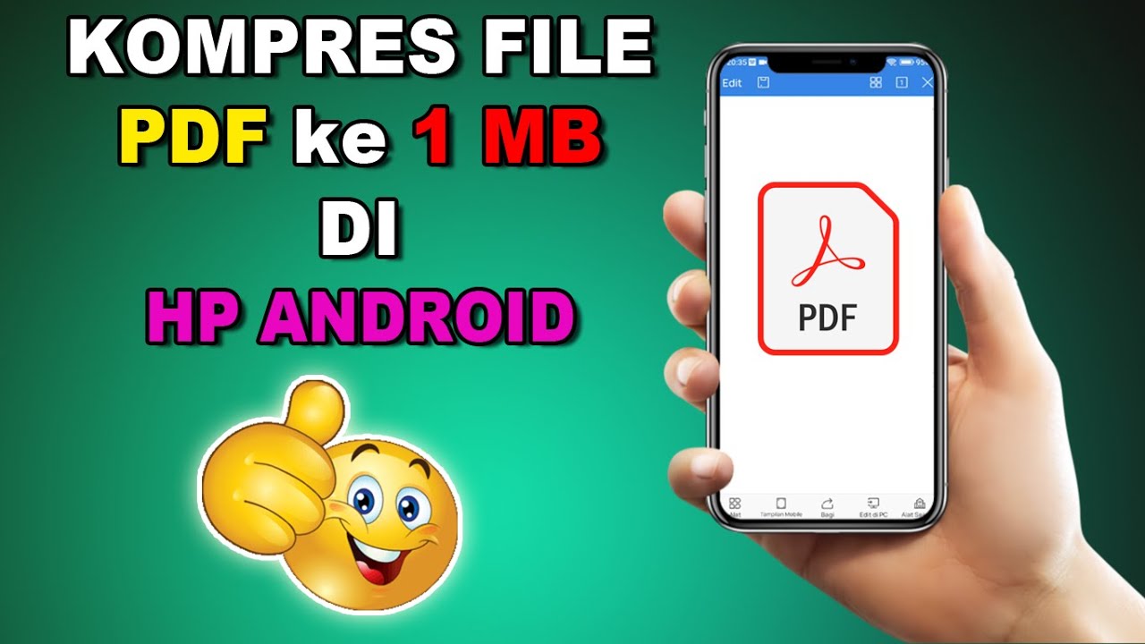 CARA KOMPRES FILE PDF MENJADI 1 MB