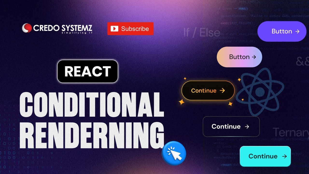 React Conditional Rendering Day 11 | React JS Tutorial for Beginner | Credo Systemz #reacttutorial