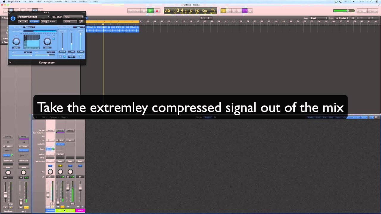 Tricky Music Tutorials: Parallel Compression in Logic Pro X