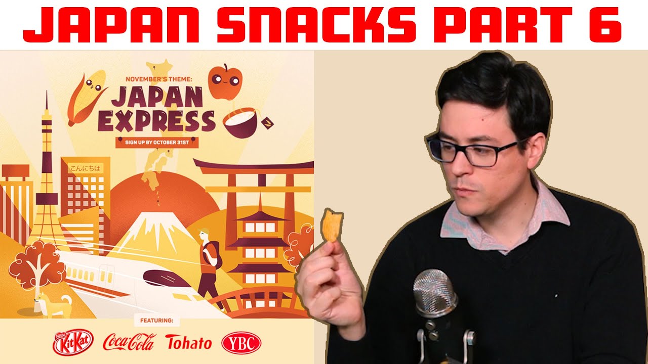 Apples, Corn and Seafood oh my! Japanese Snacks Taste Test | Hey Jay Eats Tokyo Treat!